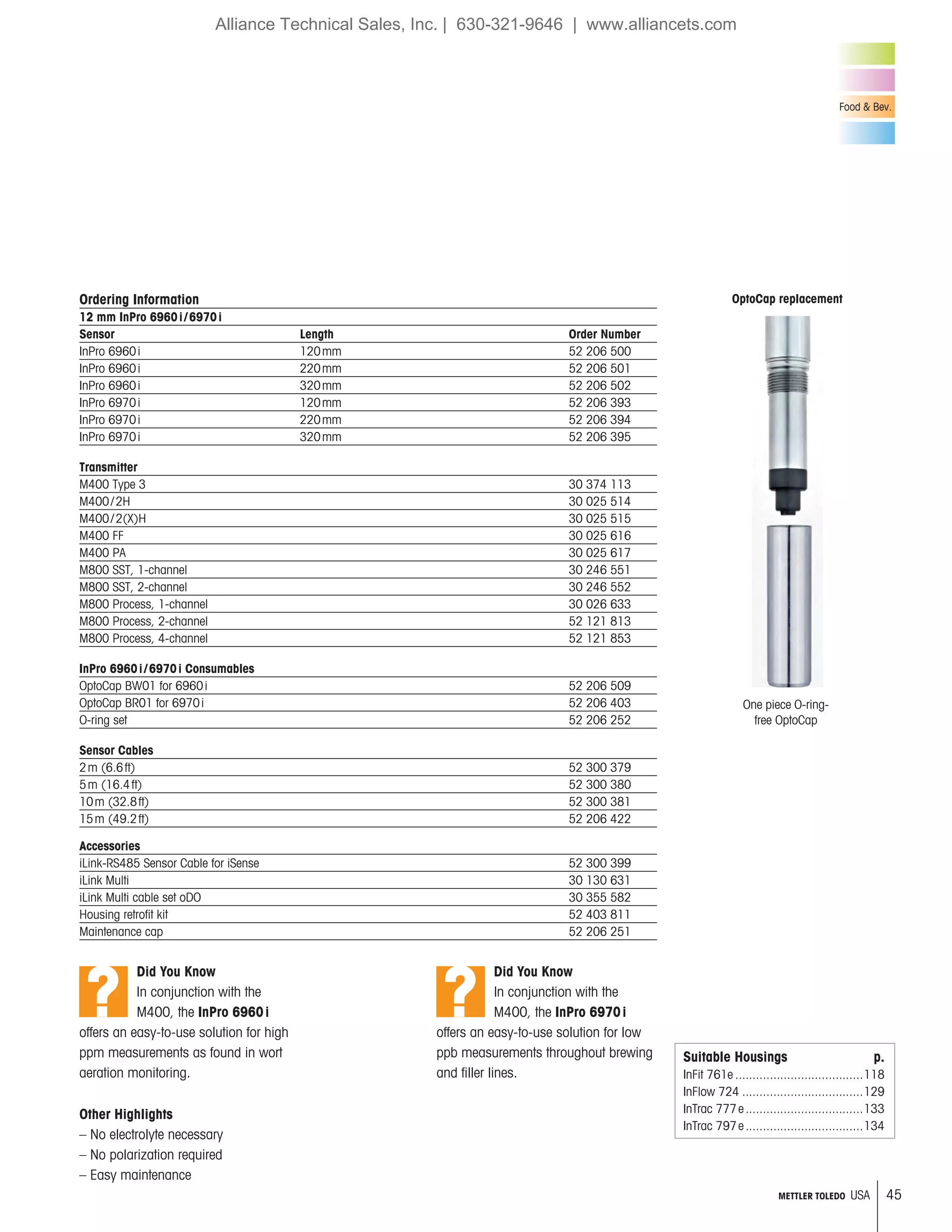Mettler Toledo Process Analytics Catalog 2018-2019 | PDF