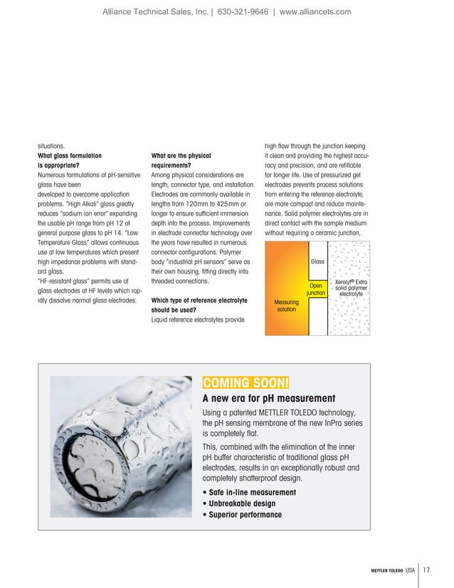 Mettler Toledo Process Analytics Catalog 2018-2019 | PDF | Chemistry ...