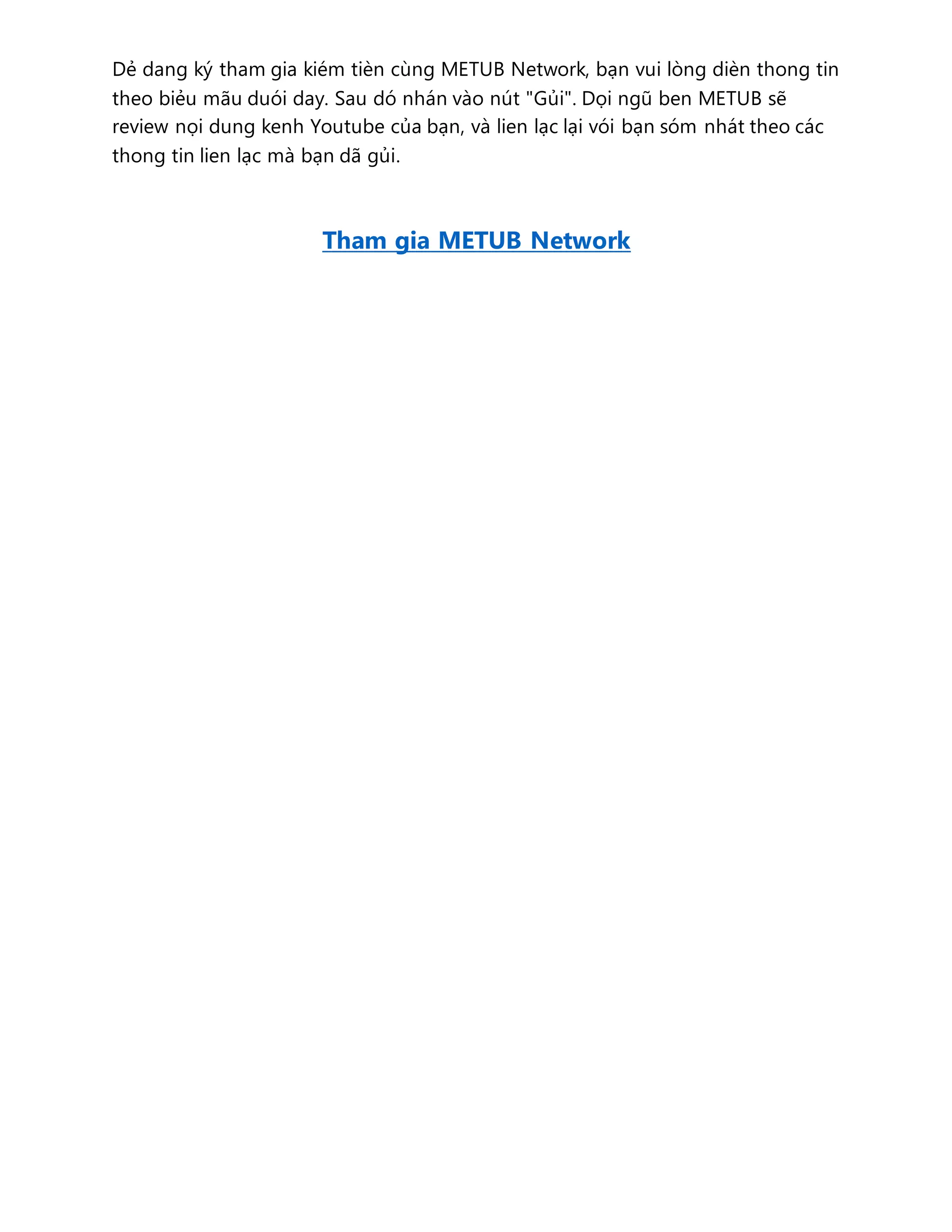 METUB Network Review | PDF