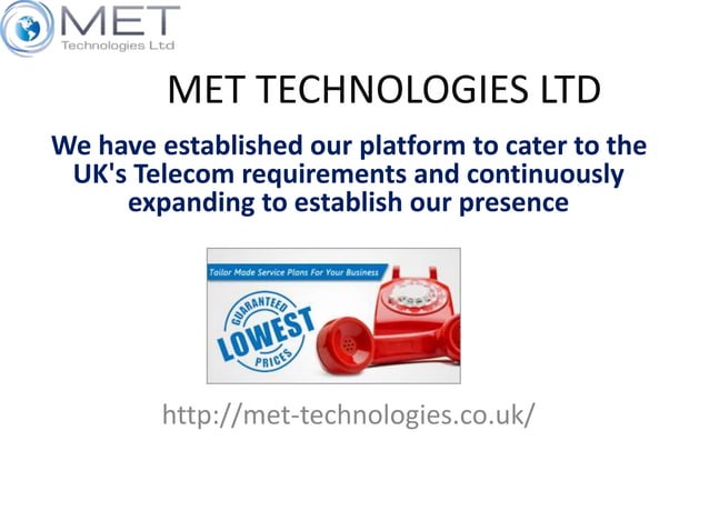 Met technologies Ltd | PPTX