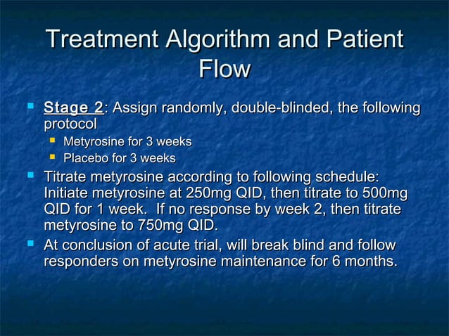 Metyrosine and Psychosis | PPT