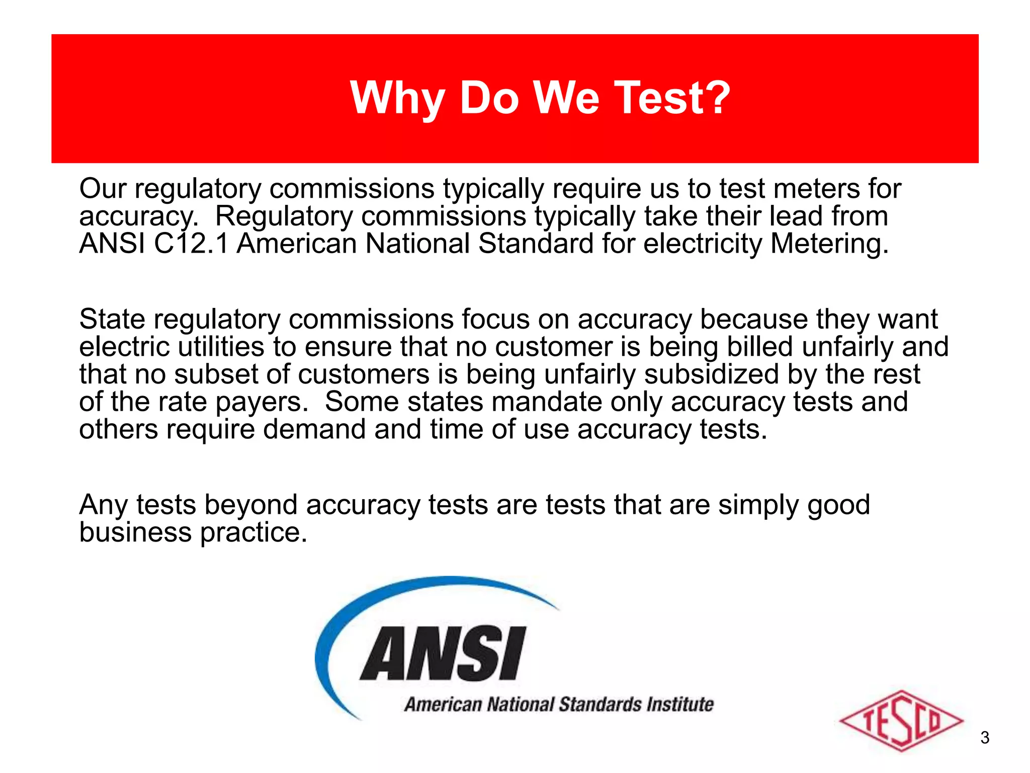 Introduction to Meter Testing | PPT