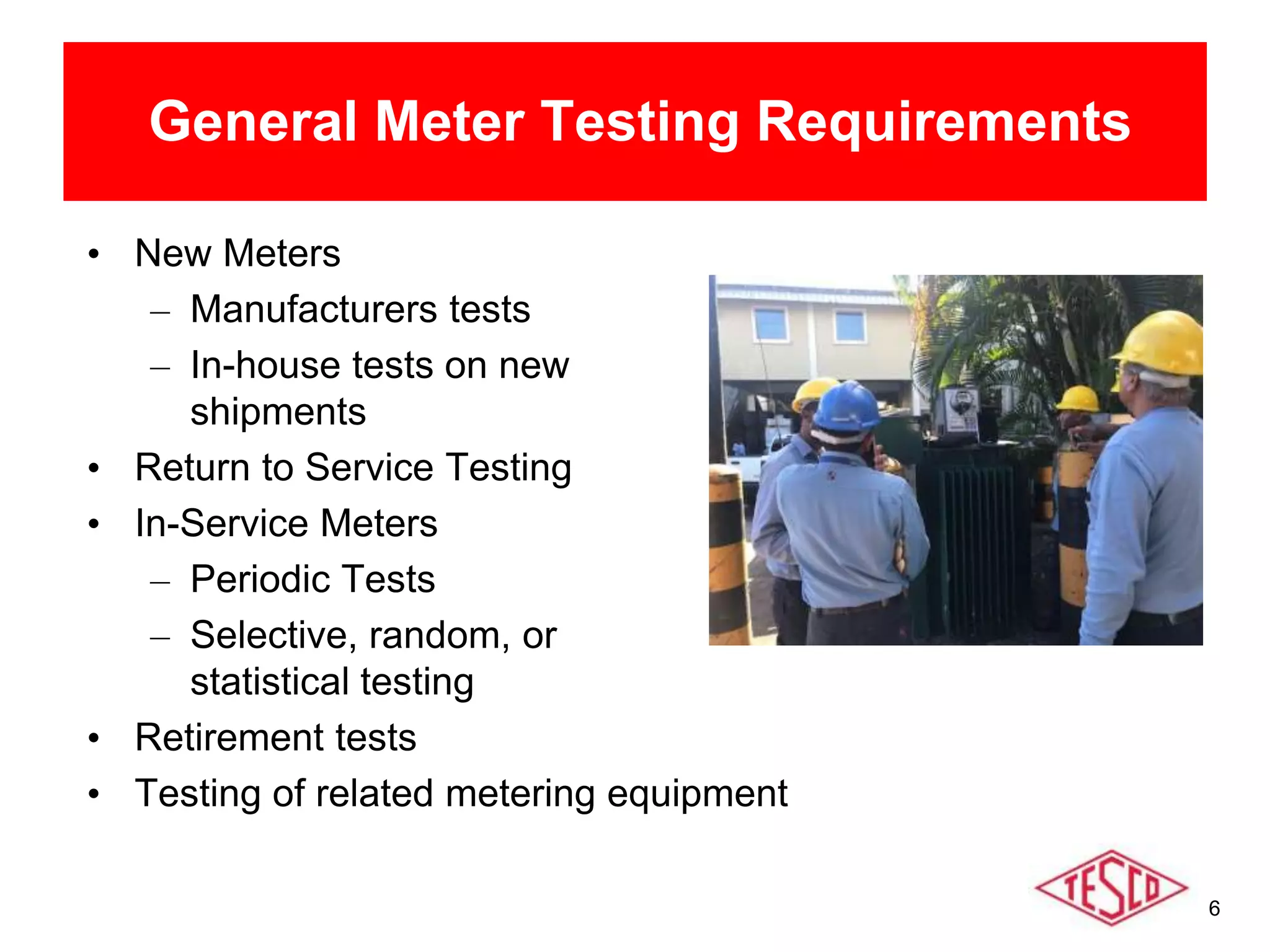 Introduction to Meter Testing | PPT
