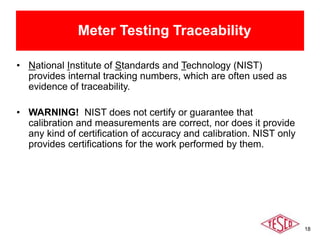 Introduction to Meter Testing | PPTX