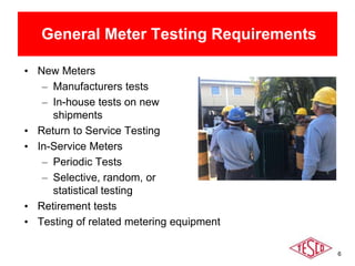 Introduction to Meter Testing | PPTX