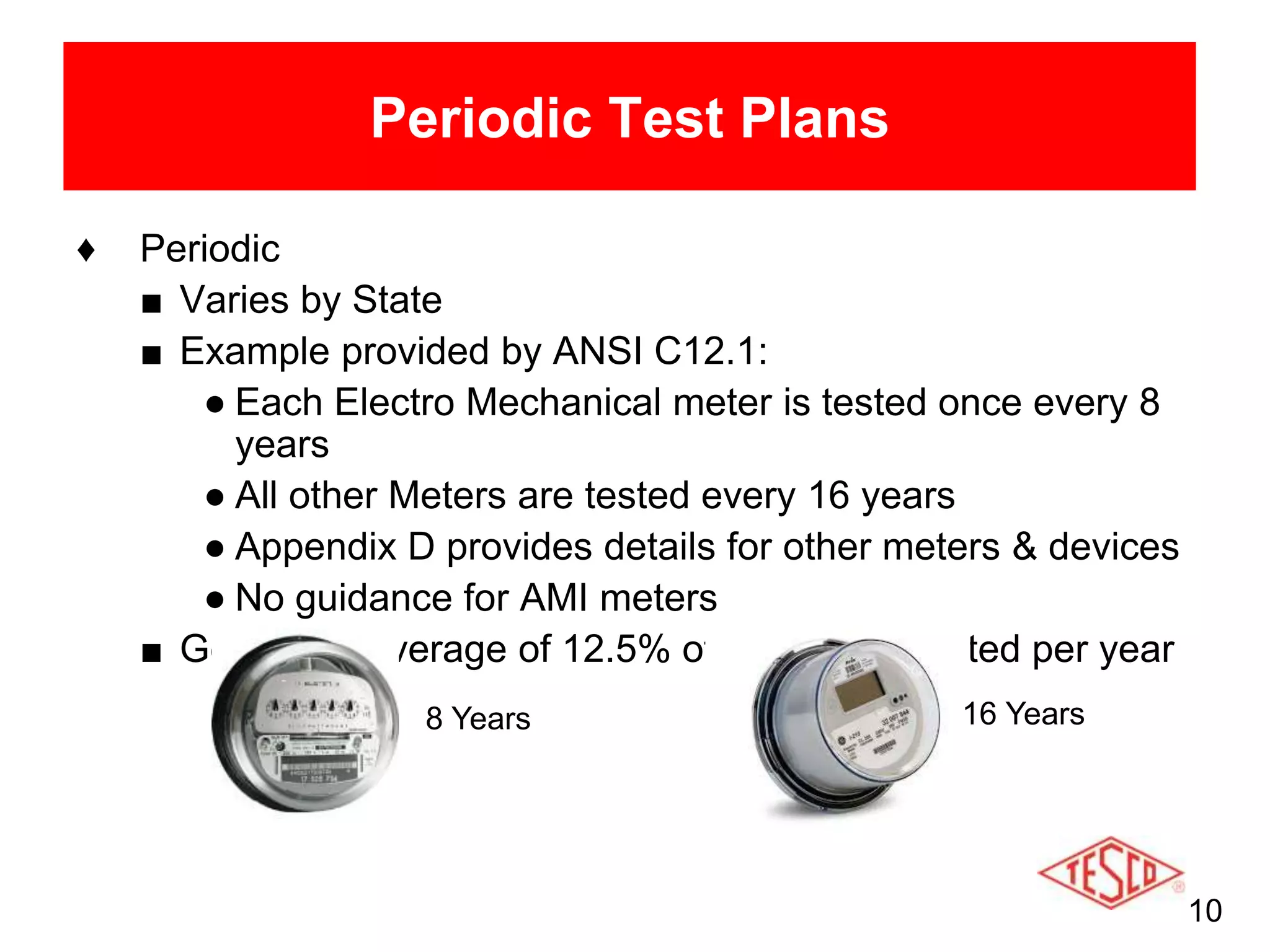 Self Contained Metering Fundamentals and Introduction to Meter Testing ...