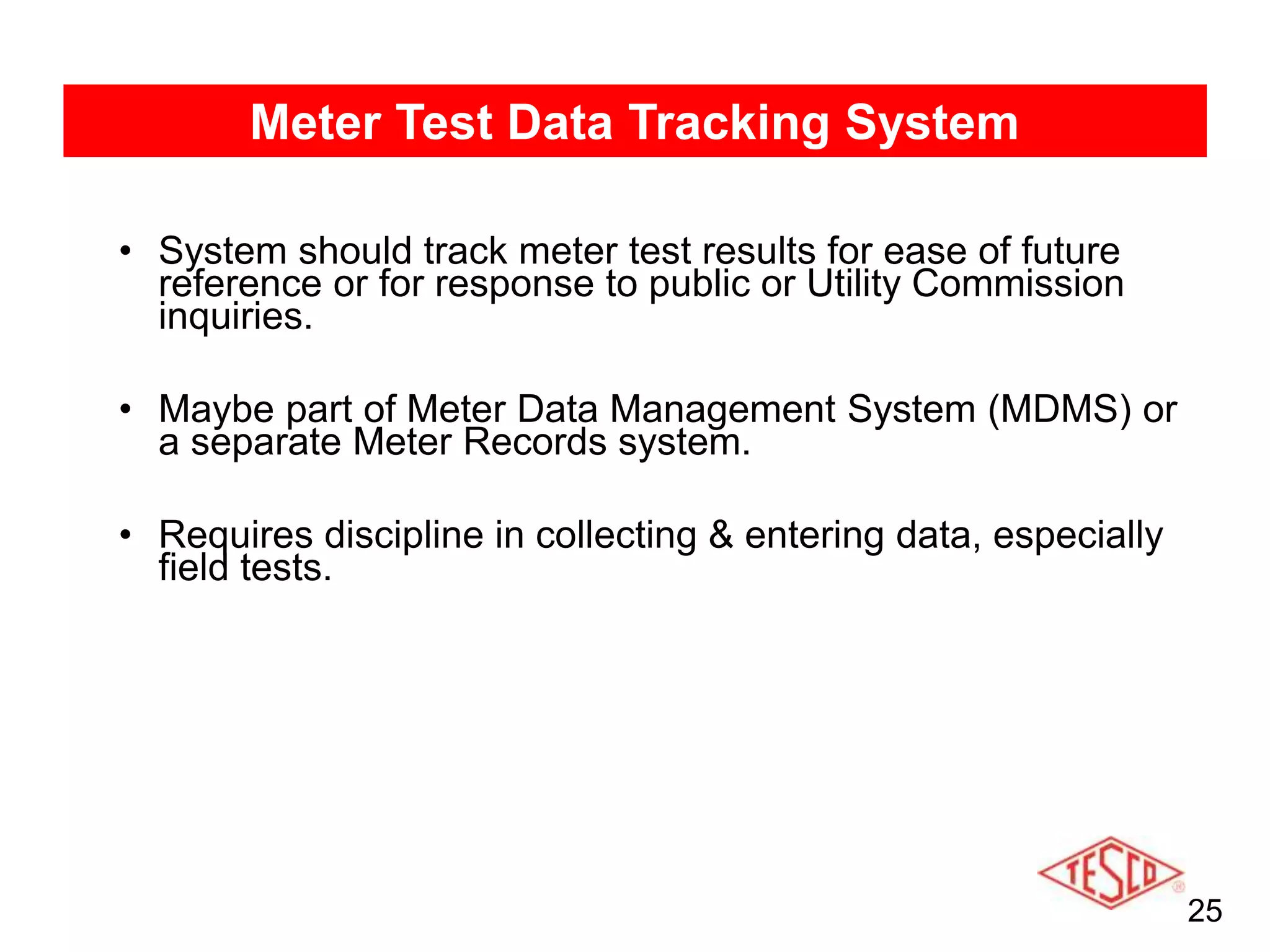 Self Contained Metering Fundamentals and Introduction to Meter Testing ...