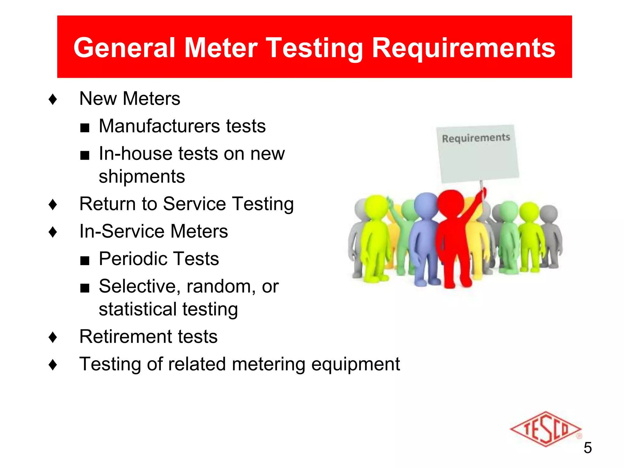 Self Contained Metering Fundamentals and Introduction to Meter Testing ...