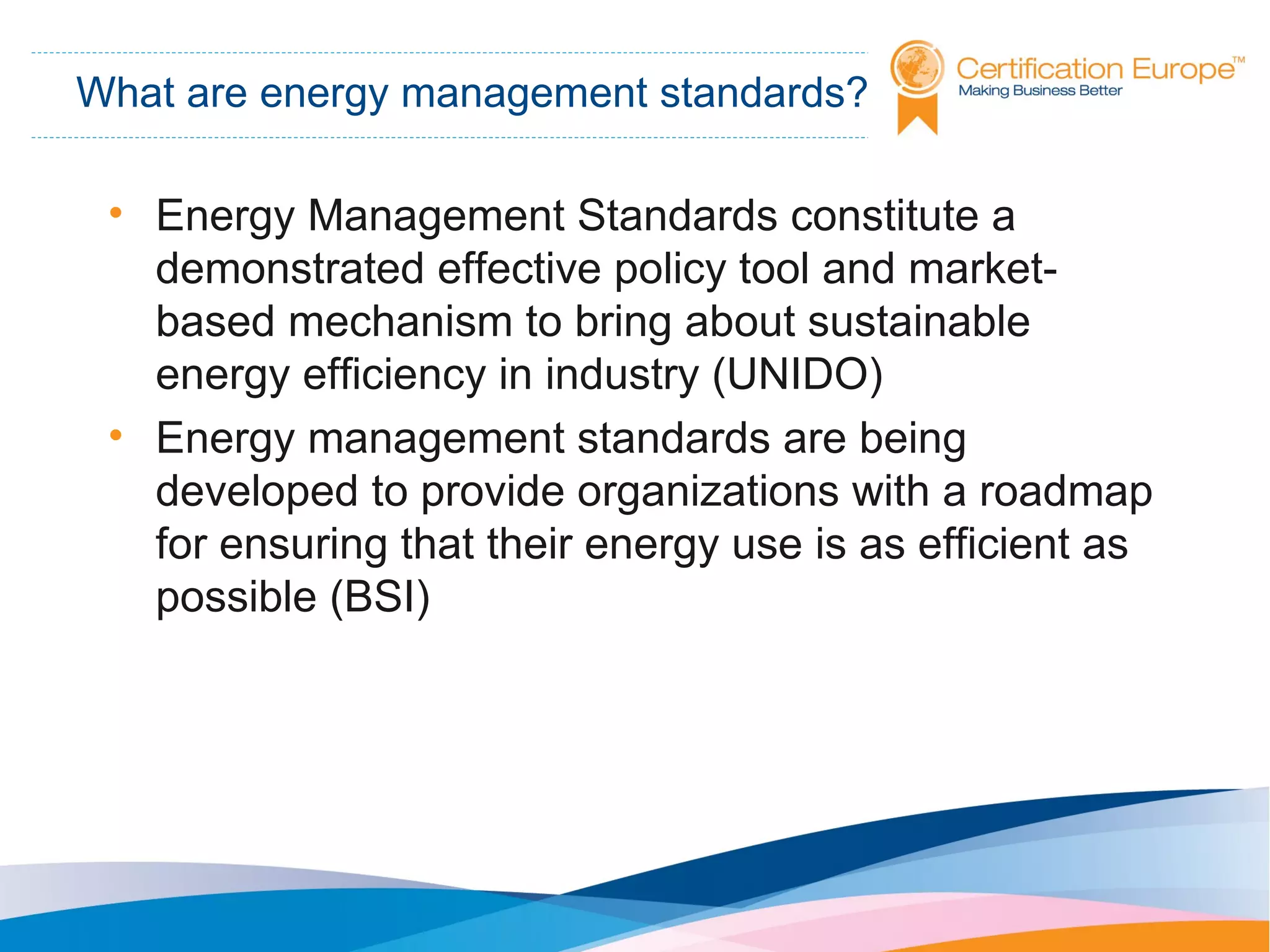 ISO 50001 Energy Management Presentation | PPT