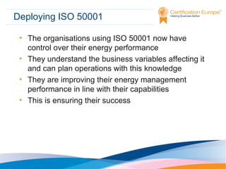ISO 50001 Energy Management Presentation | PPT
