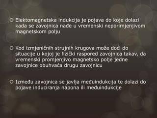 Međuinduktivitet i zračni transformatori | PPTX