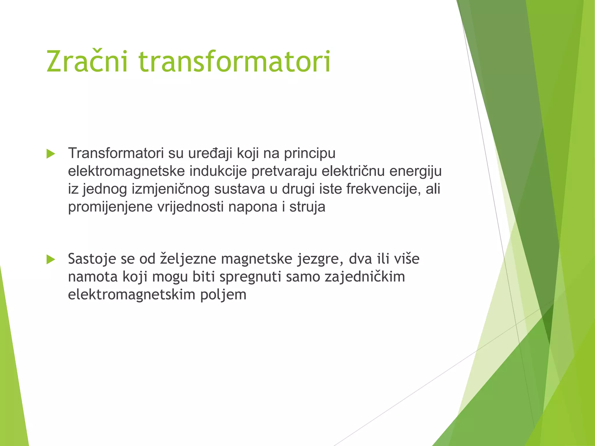 Međuinduktivitet i zračni transformatori | PPTX