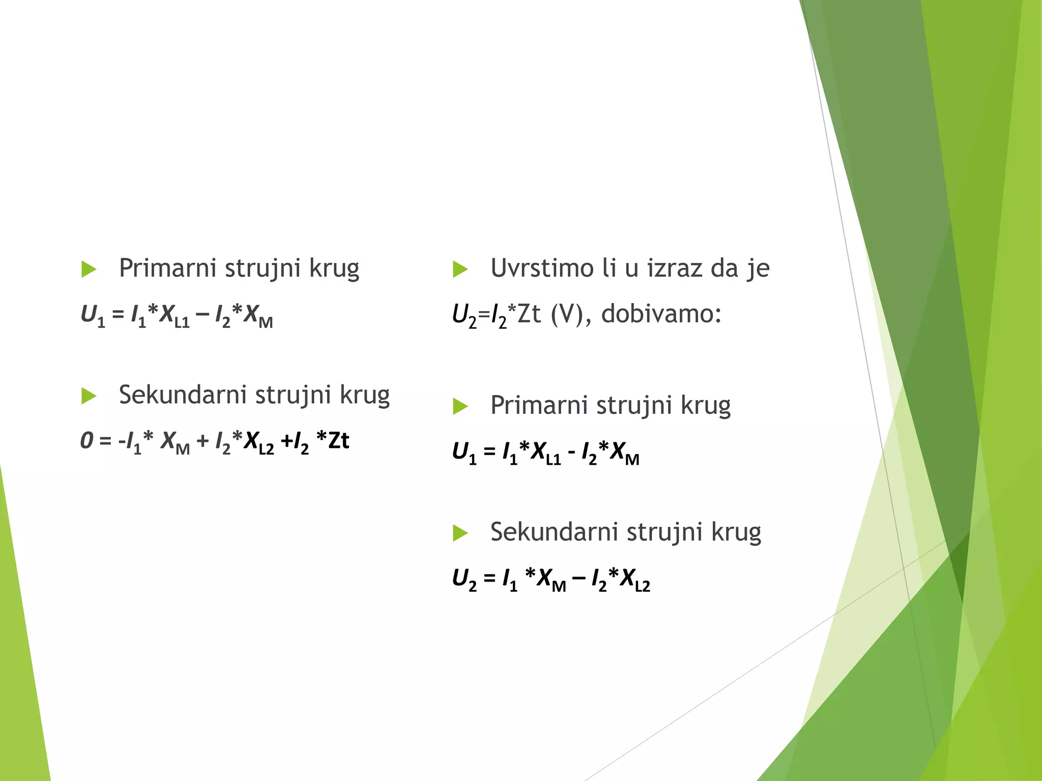 Međuinduktivitet i zračni transformatori | PPTX