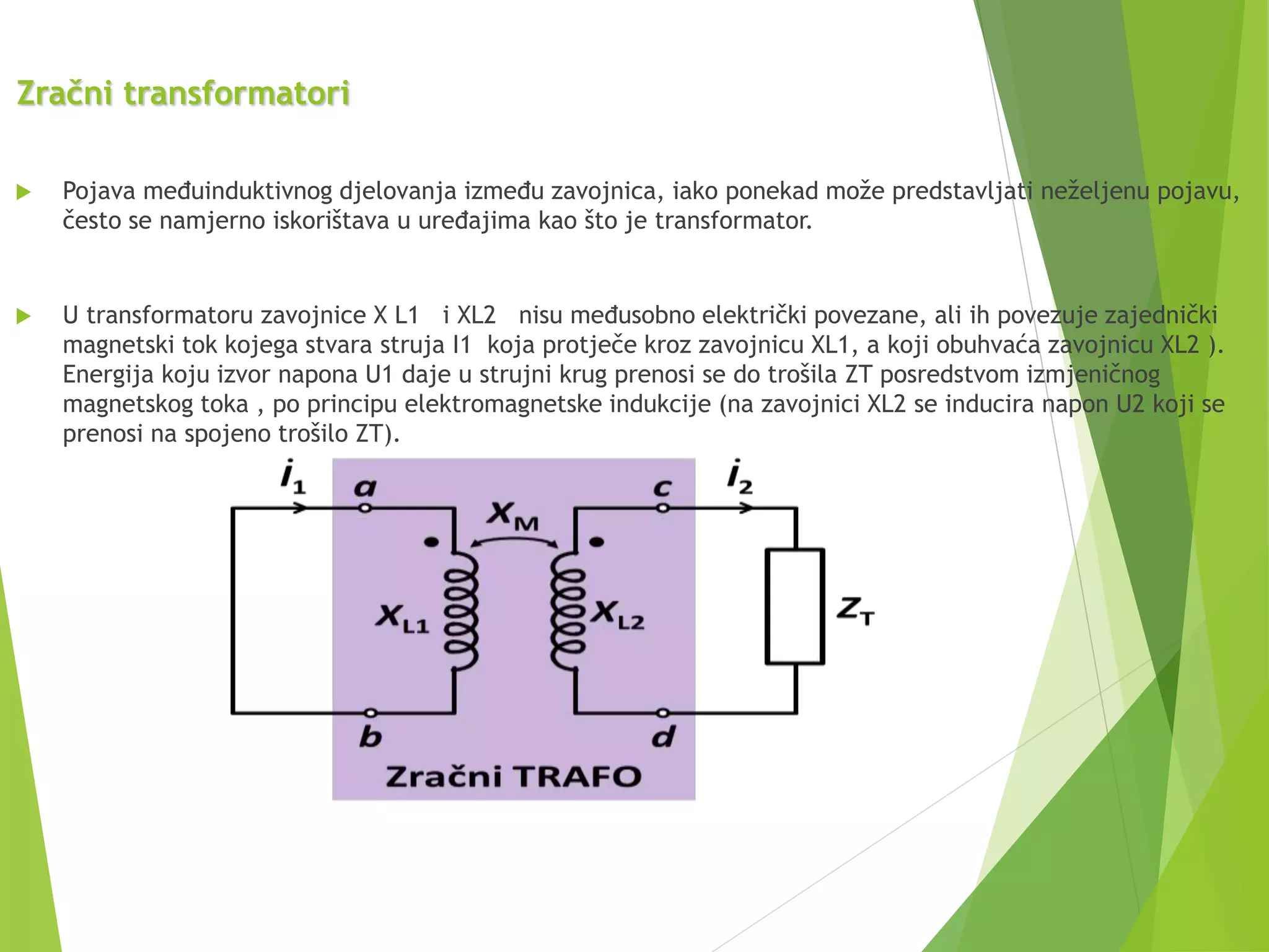 Međuinduktivitet i zračni transformatori | PPTX