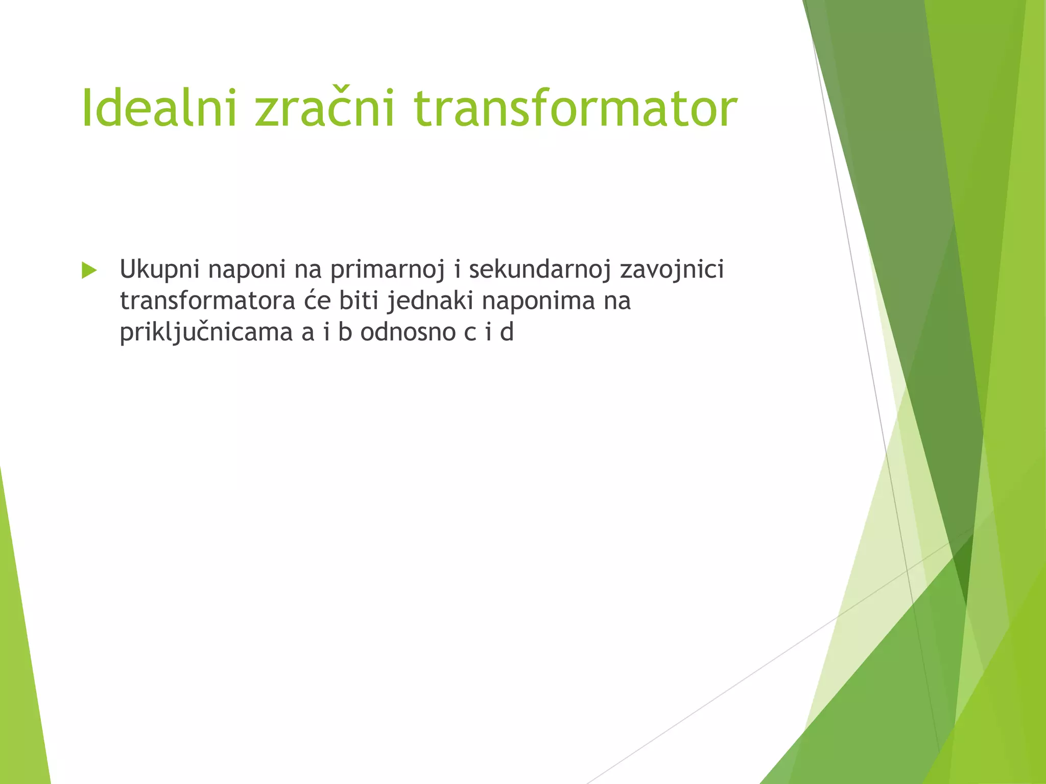Međuinduktivitet i zračni transformatori | PPTX