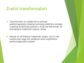 Međuinduktivitet i zračni transformatori | PPTX