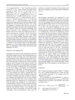 Meulepas, 2010, Effect Of Methanogenic Substrates On Anaerobic ...