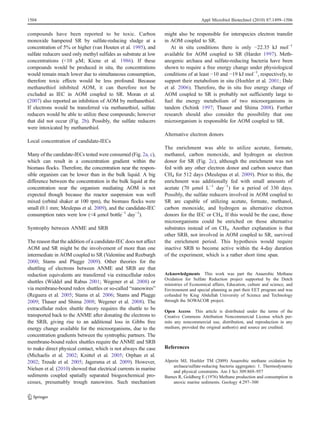 Meulepas, 2010, Effect Of Methanogenic Substrates On Anaerobic ...