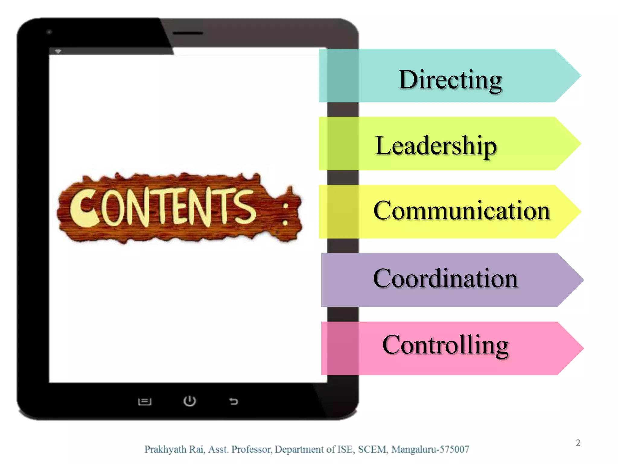 Directing and Controlling | PPTX