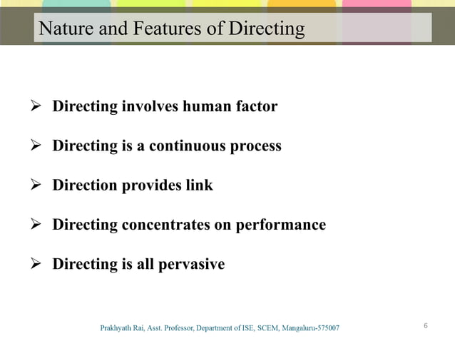 Directing and Controlling | PPTX
