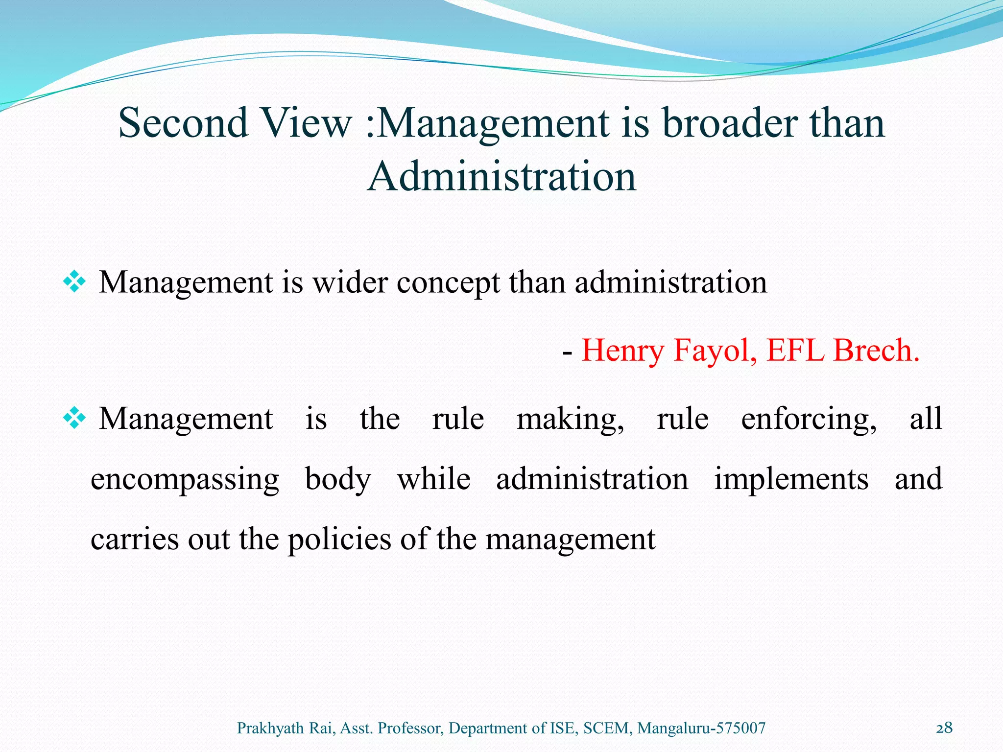 Introduction to Management | PPTX