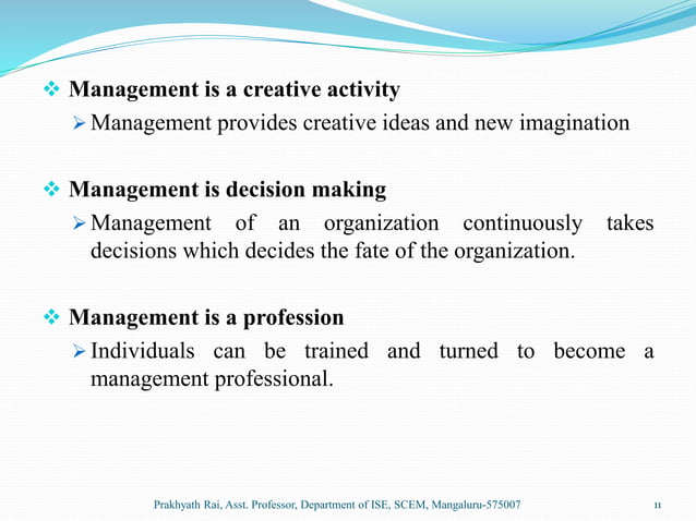 Introduction to Management | PPTX | Executive Leadership & Management ...