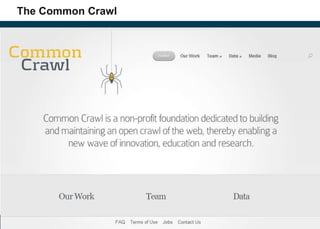 Graph Structure in the Web - Revisited. WWW2014 Web Science Track | PPT
