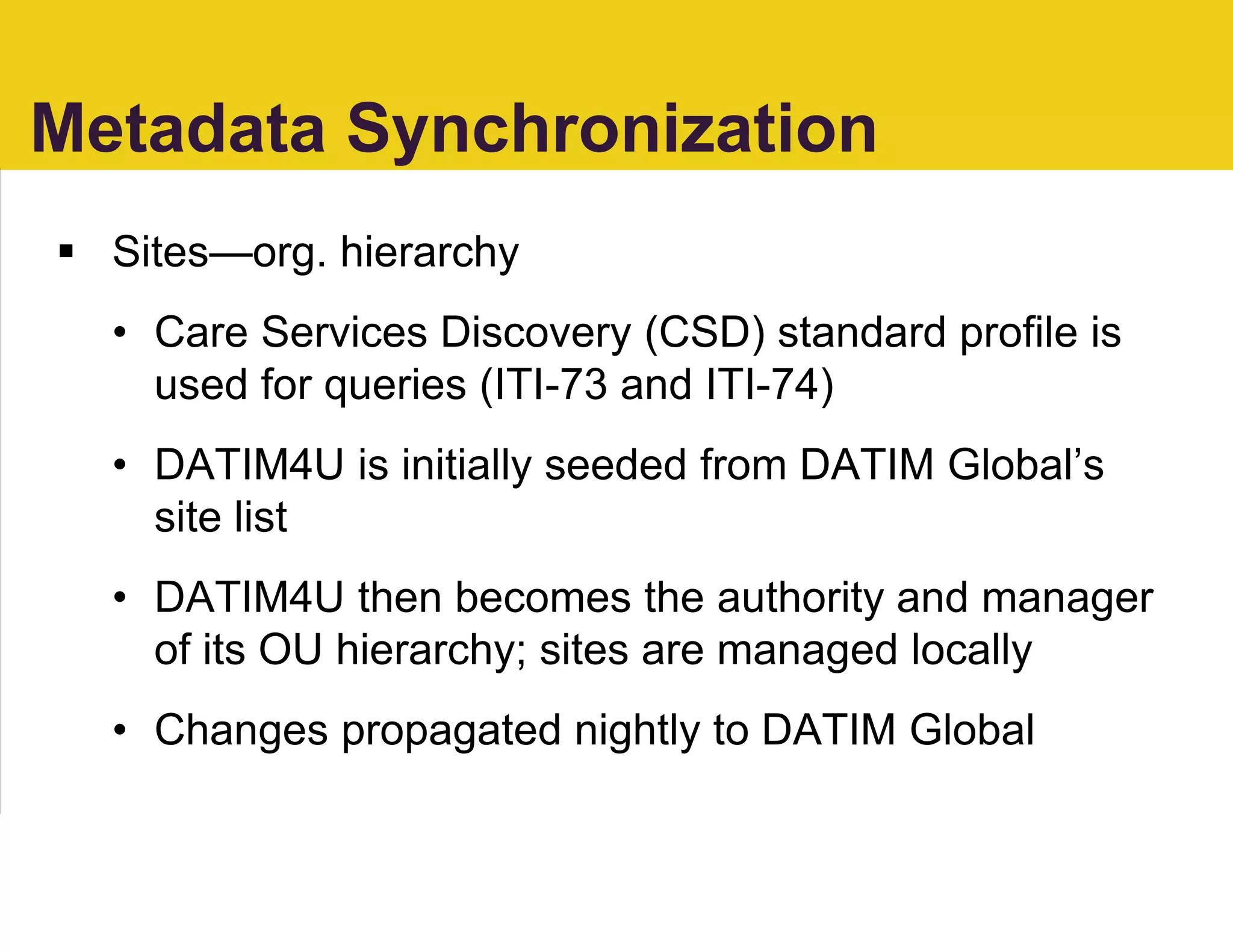 PEPFAR’s DATIM4U and Associated Interoperability Components | PPTX