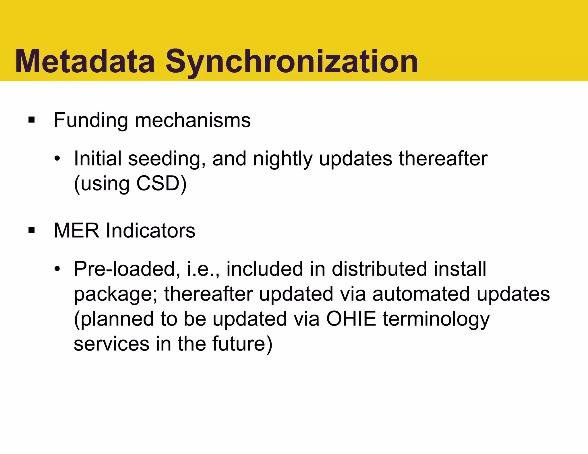 PEPFAR’s DATIM4U and Associated Interoperability Components | PPTX