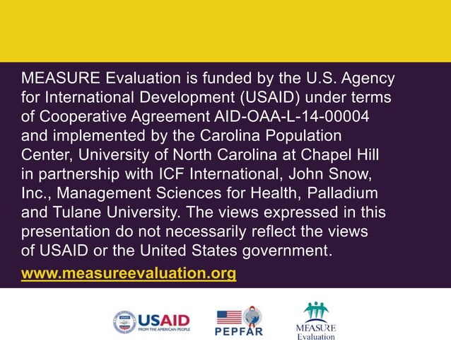 PEPFAR’s DATIM4U and Associated Interoperability Components | PPTX ...