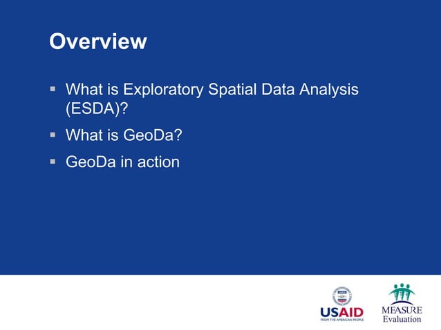 Exploratory Spatial Analysis using GeoDa | PDF