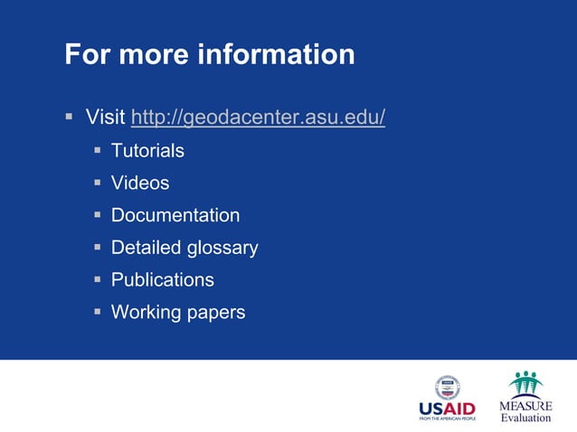 Exploratory Spatial Analysis using GeoDa | PDF