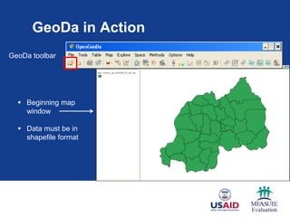Exploratory Spatial Analysis using GeoDa | PDF