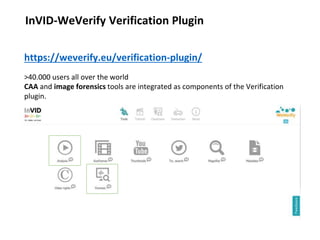 MeVer tools for disinformation detection | PPTX