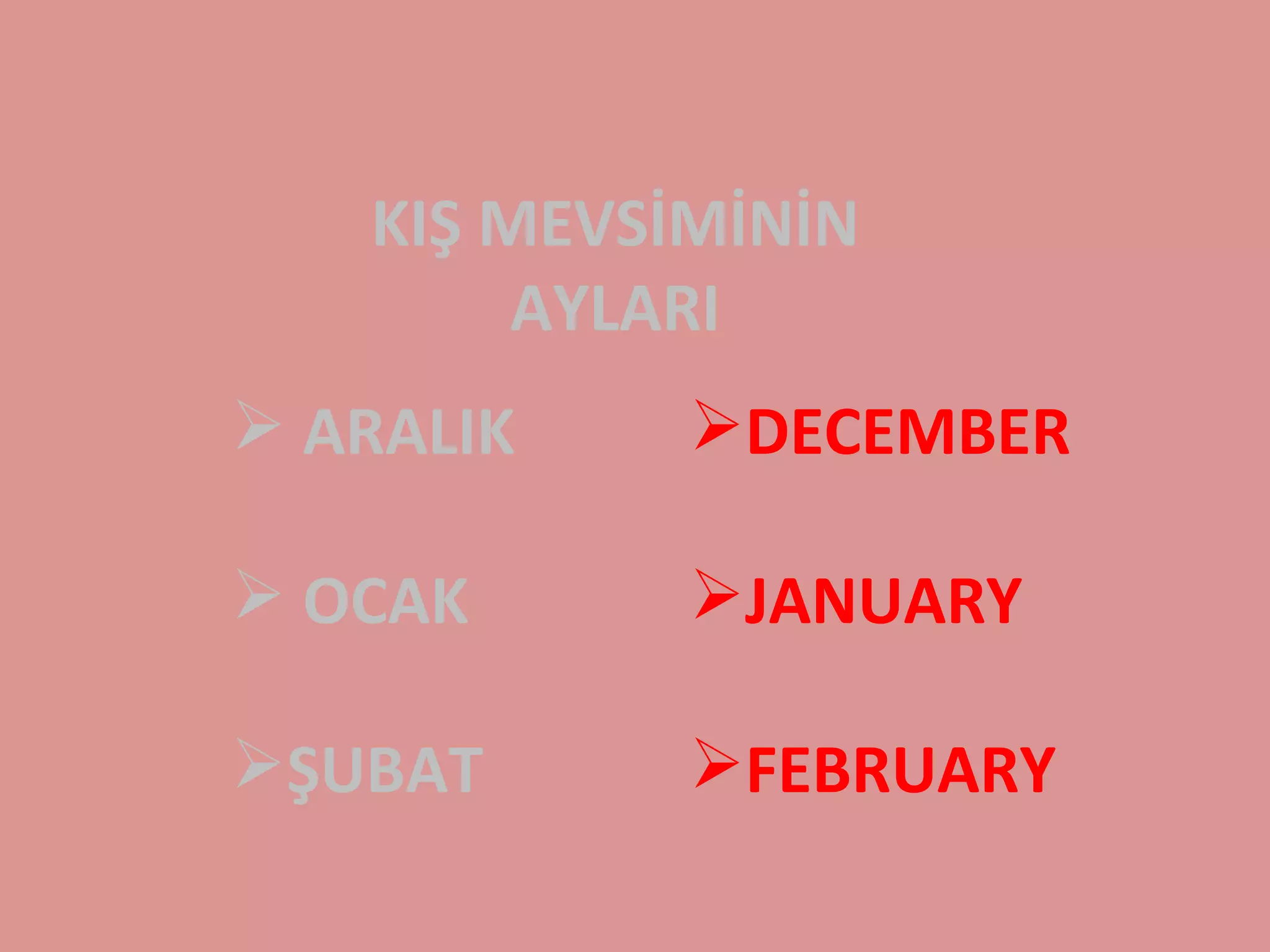 Mevsimler ve Aylar | PPT