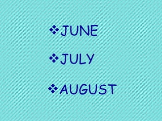 Seasons and Months | PPT