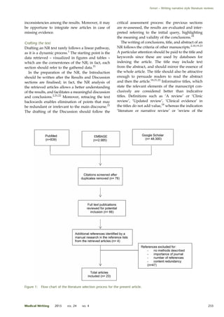 Writing narrative reviews-Rossella Ferrari | PDF
