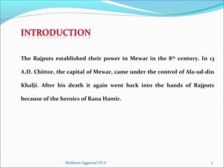 Mewar kingdom | PPT