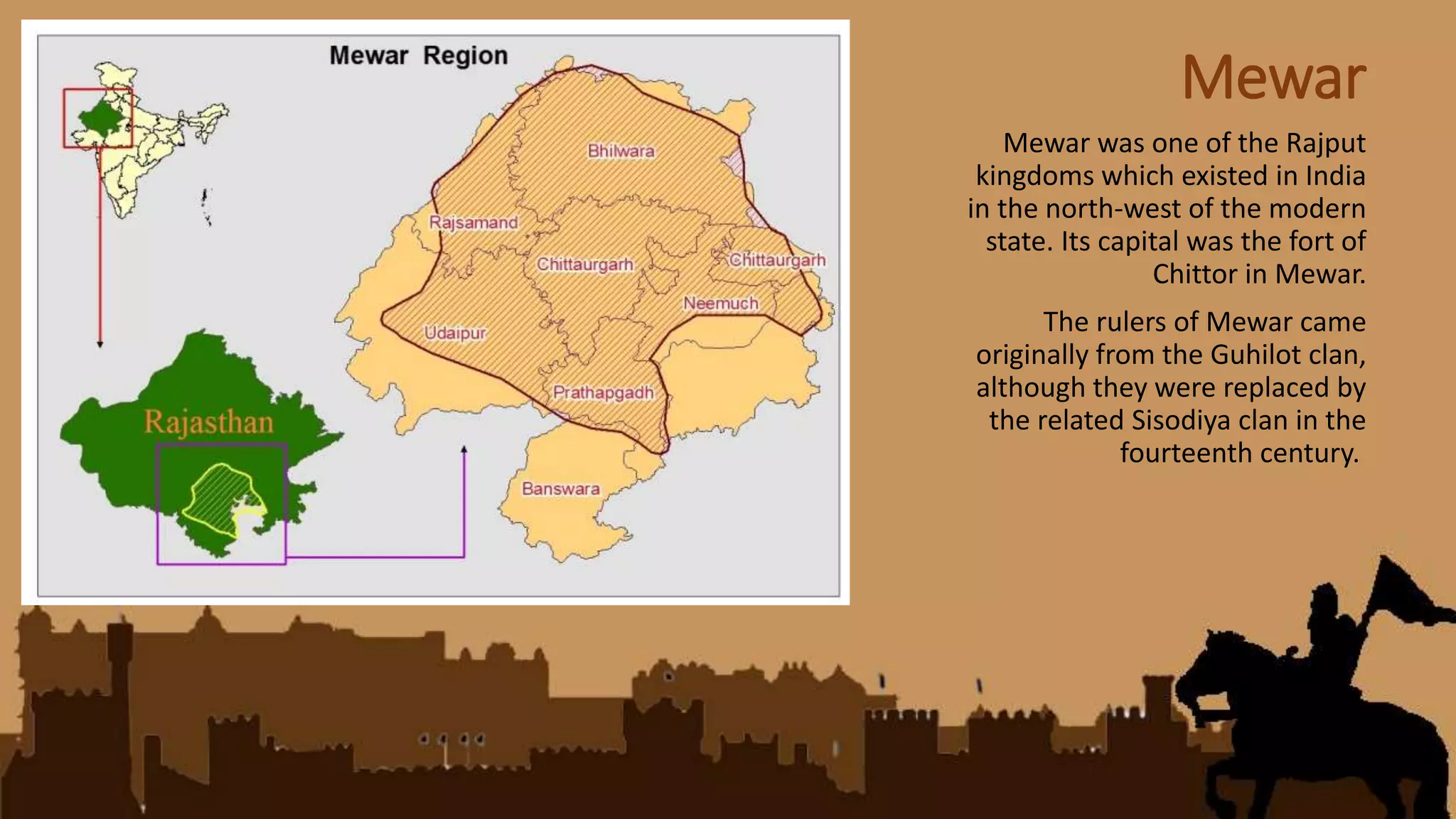 Mewar Dynasty and the Udaipur City Palace | PPTX