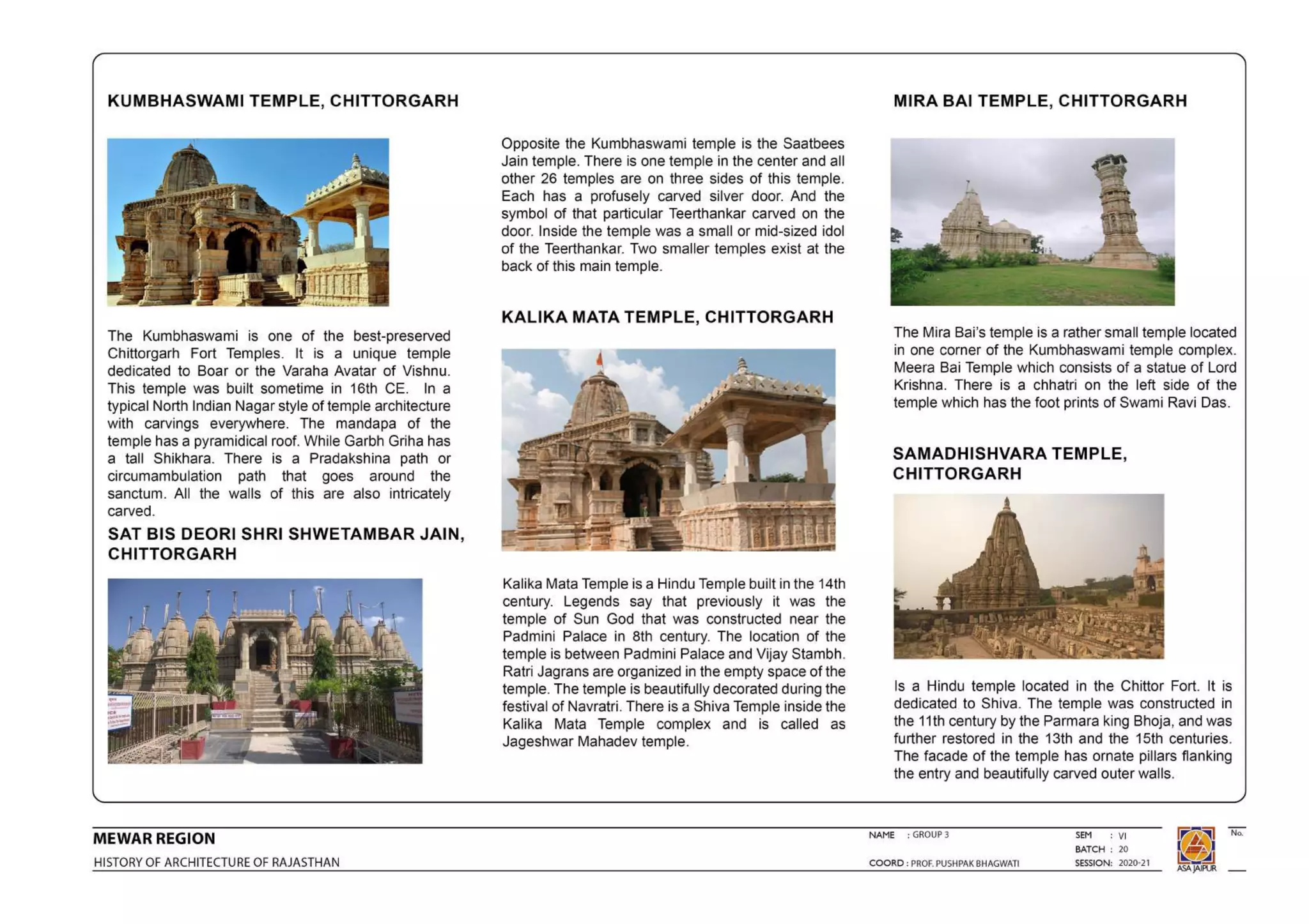HISTORY OF ARCHITECTURE OF RAJASTHAN - MEWAR | PPT