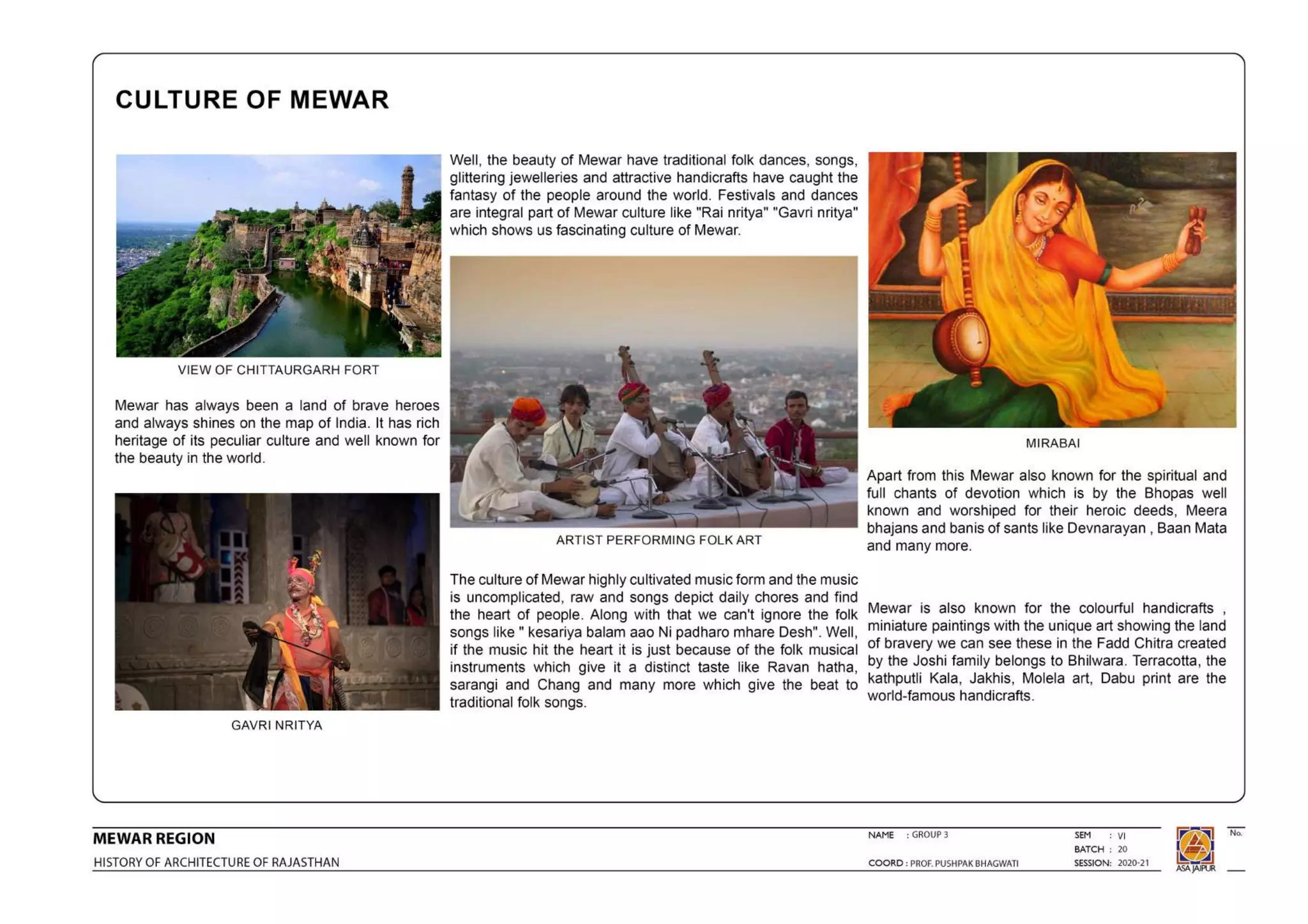 HISTORY OF ARCHITECTURE OF RAJASTHAN - MEWAR | PPT