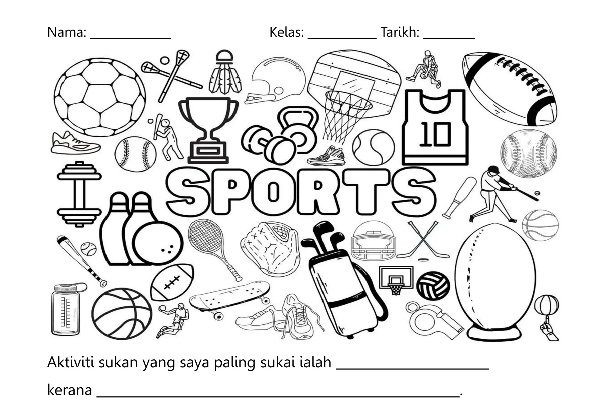 aktiviti mewarna untuk senaman dan aktiviti bersukan | PPT