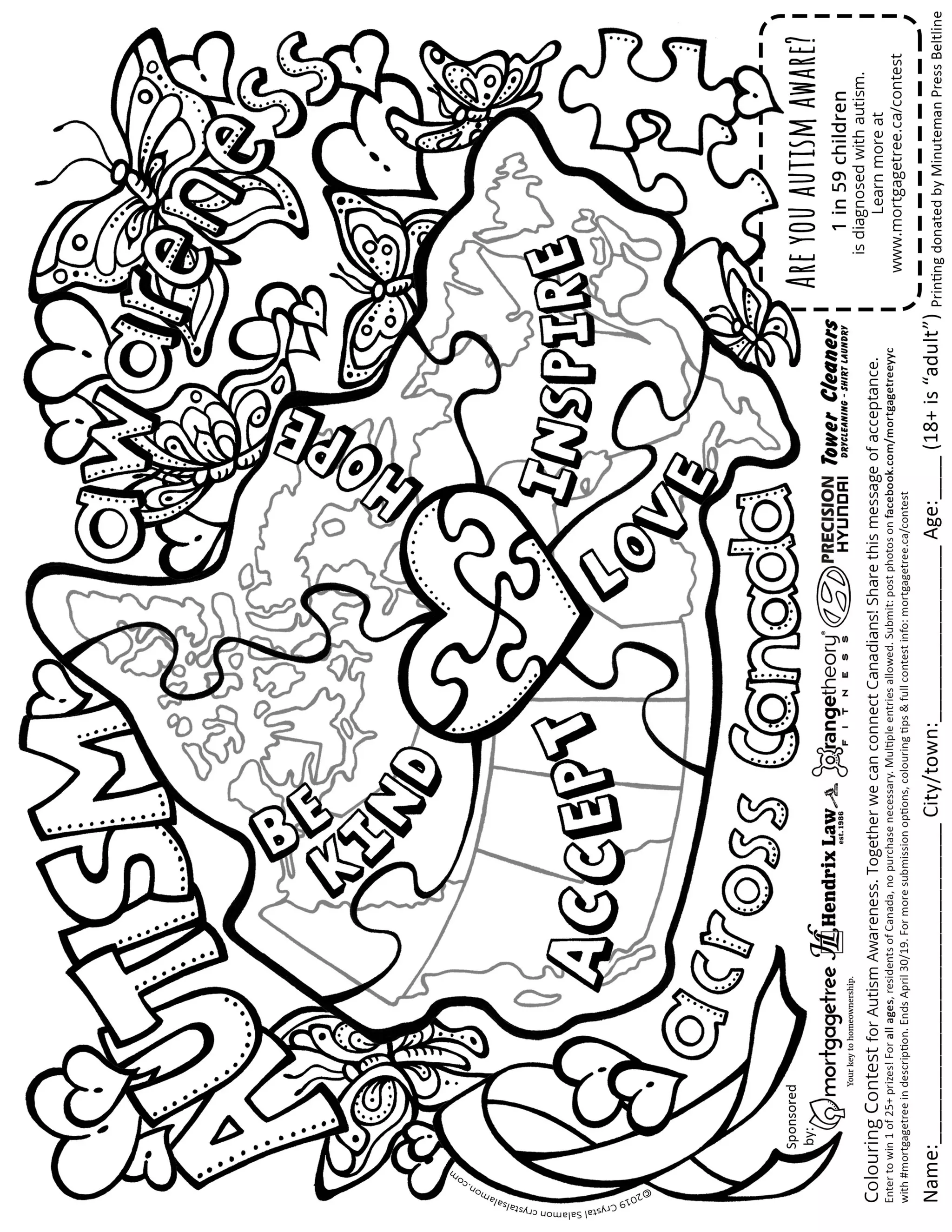 Mewarna hari kesedaran autisme | PDF