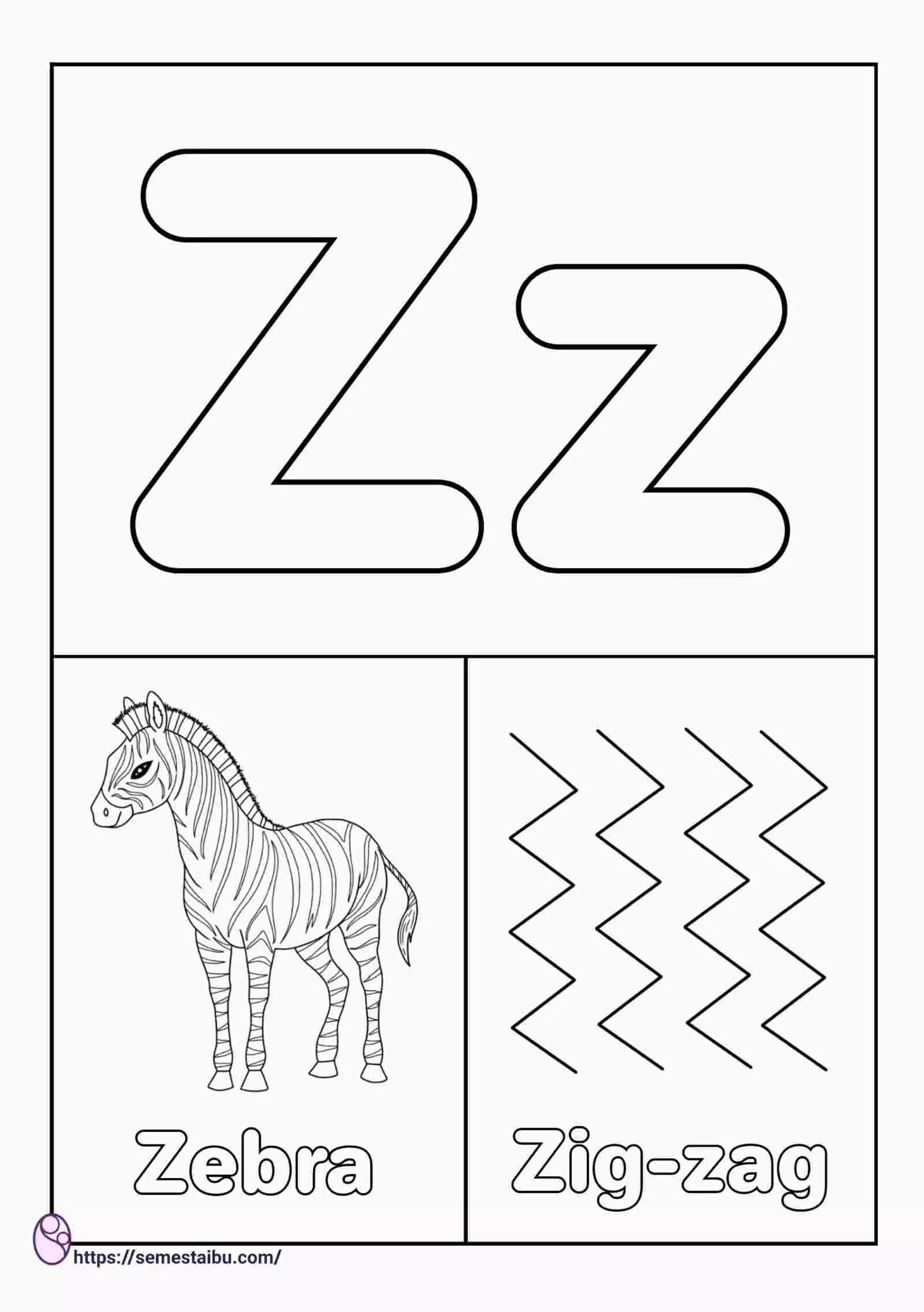 Mewarnai huruf-a-sampai-z | PDF