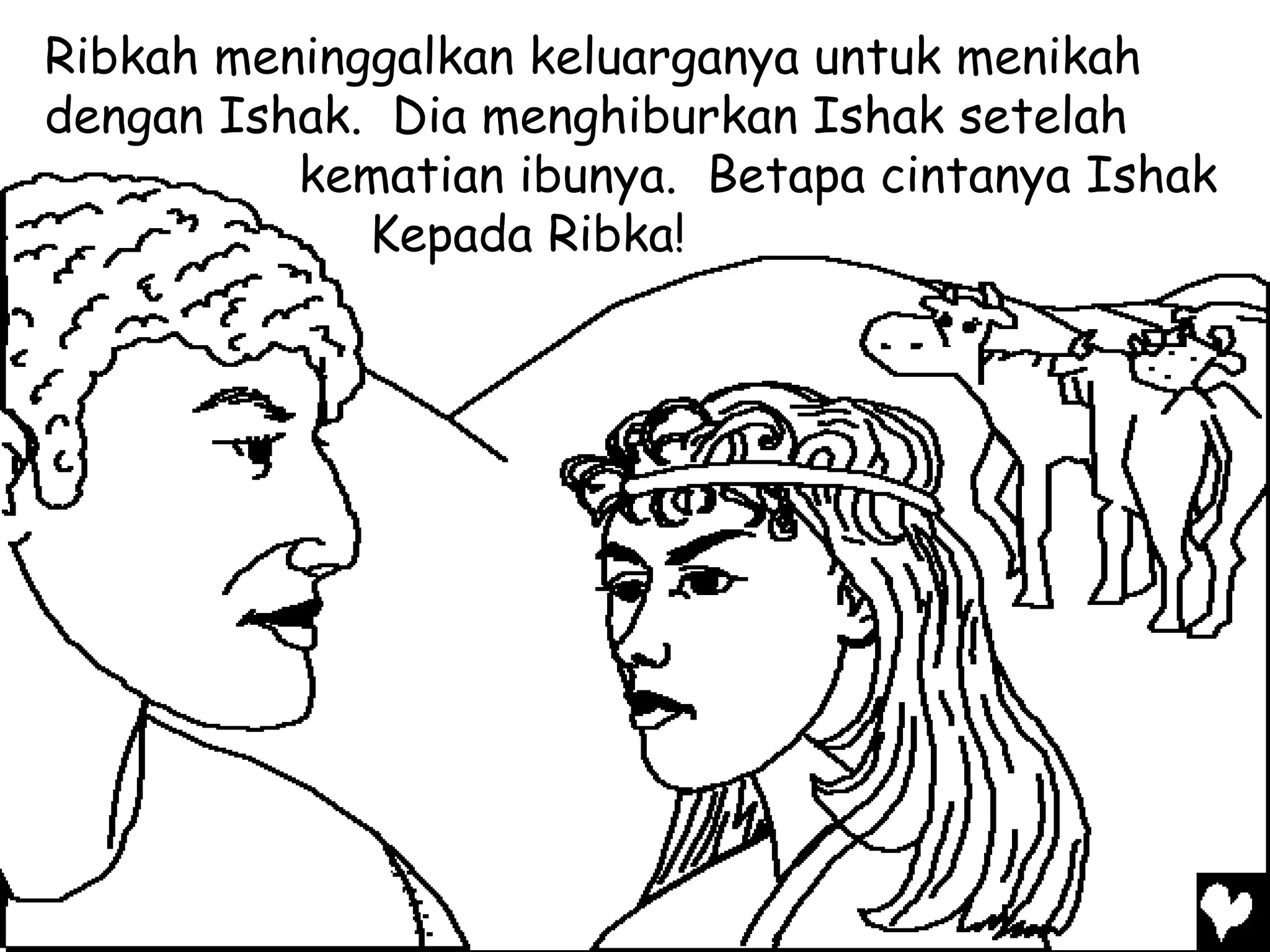 Mewarnai Cerita Rohani Bergambar - Allah Menguji Kasih Abraham | PDF