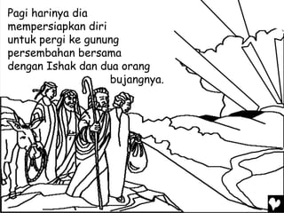 Mewarnai Cerita Rohani Bergambar - Allah Menguji Kasih Abraham | PDF