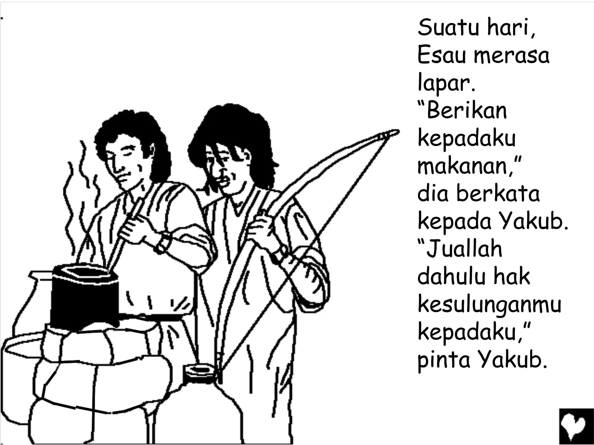 Mewarnai Cerita Rohani Bergambar - Yakub si Penipu | PDF
