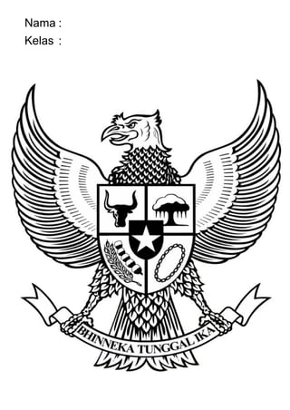 Garuda Coloring Worksheets Indonesian Pages Heritage Mythical Creatures ...