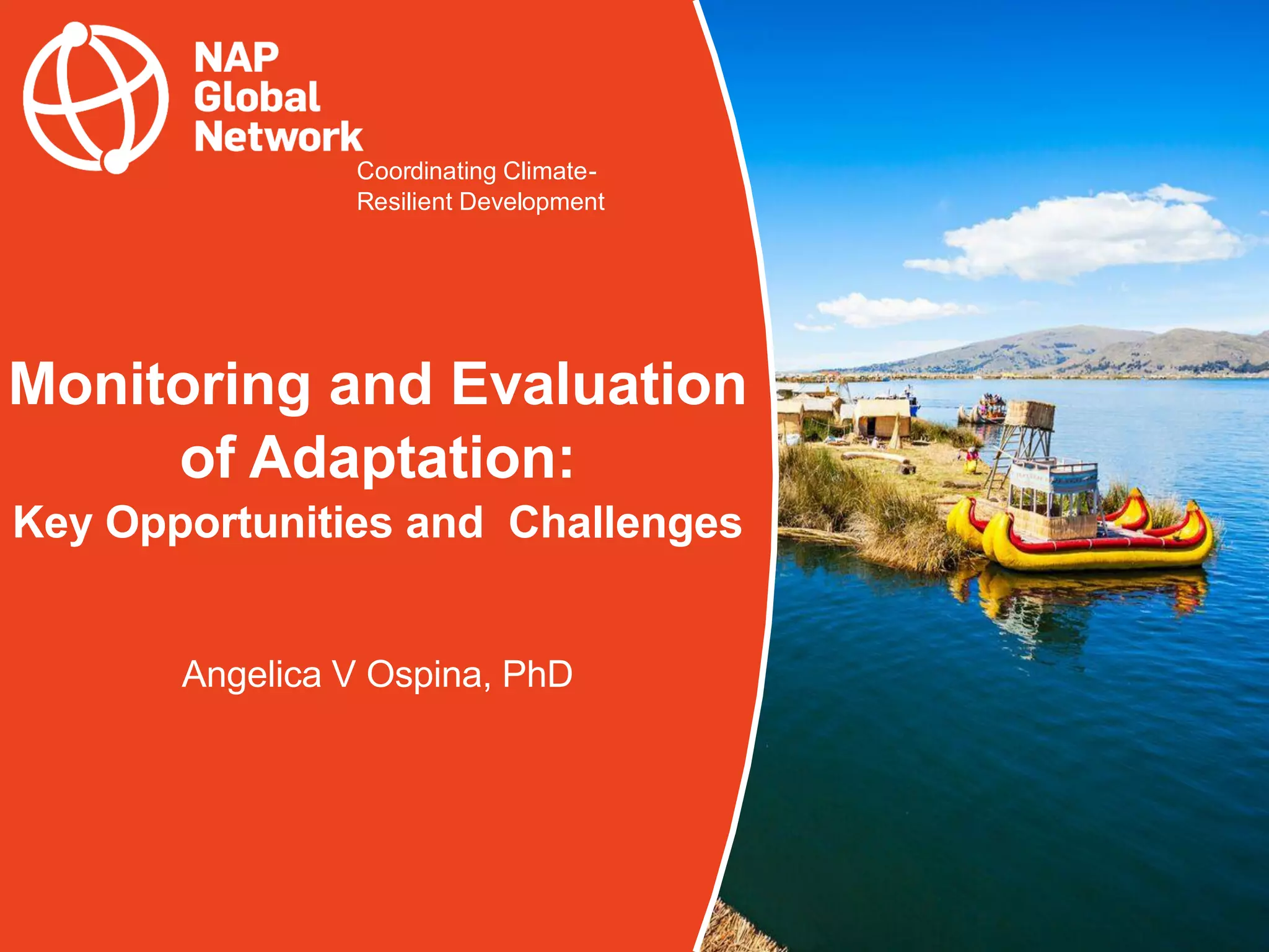Monitoring and Evaluation of Adaptation: Key Opportunities and ...