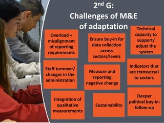 Monitoring and Evaluation of Adaptation: Key Opportunities and Challenges | PDF